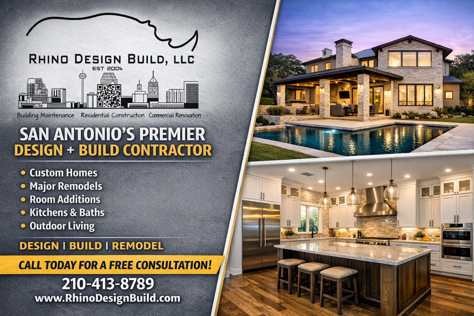 San Antonio Design Build Contractor. Custom Homes, Remodeling ...